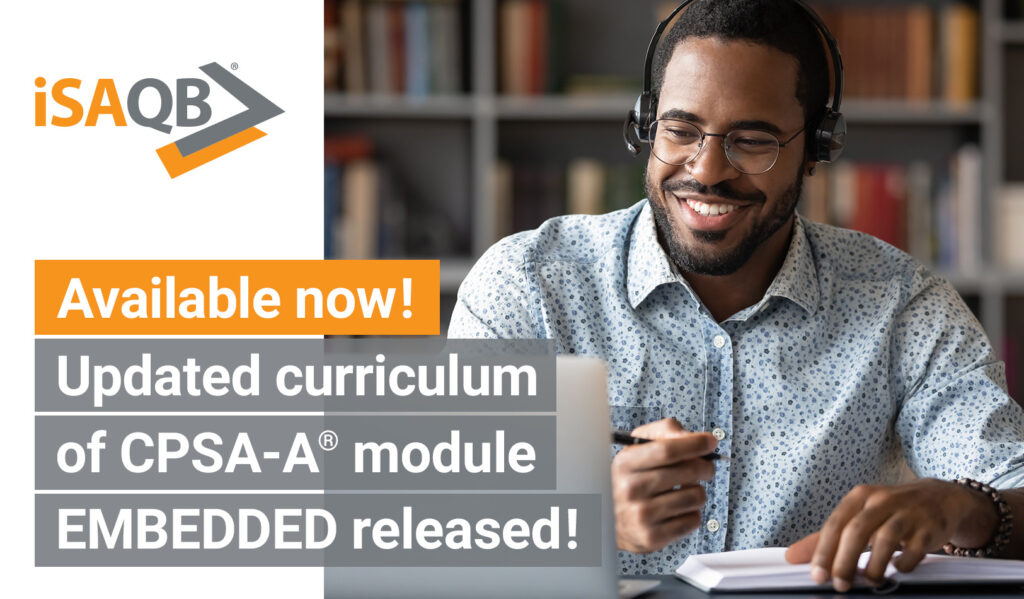New curriculum version 2021.1 of CPSA-A® module EMBEDDED has been ...