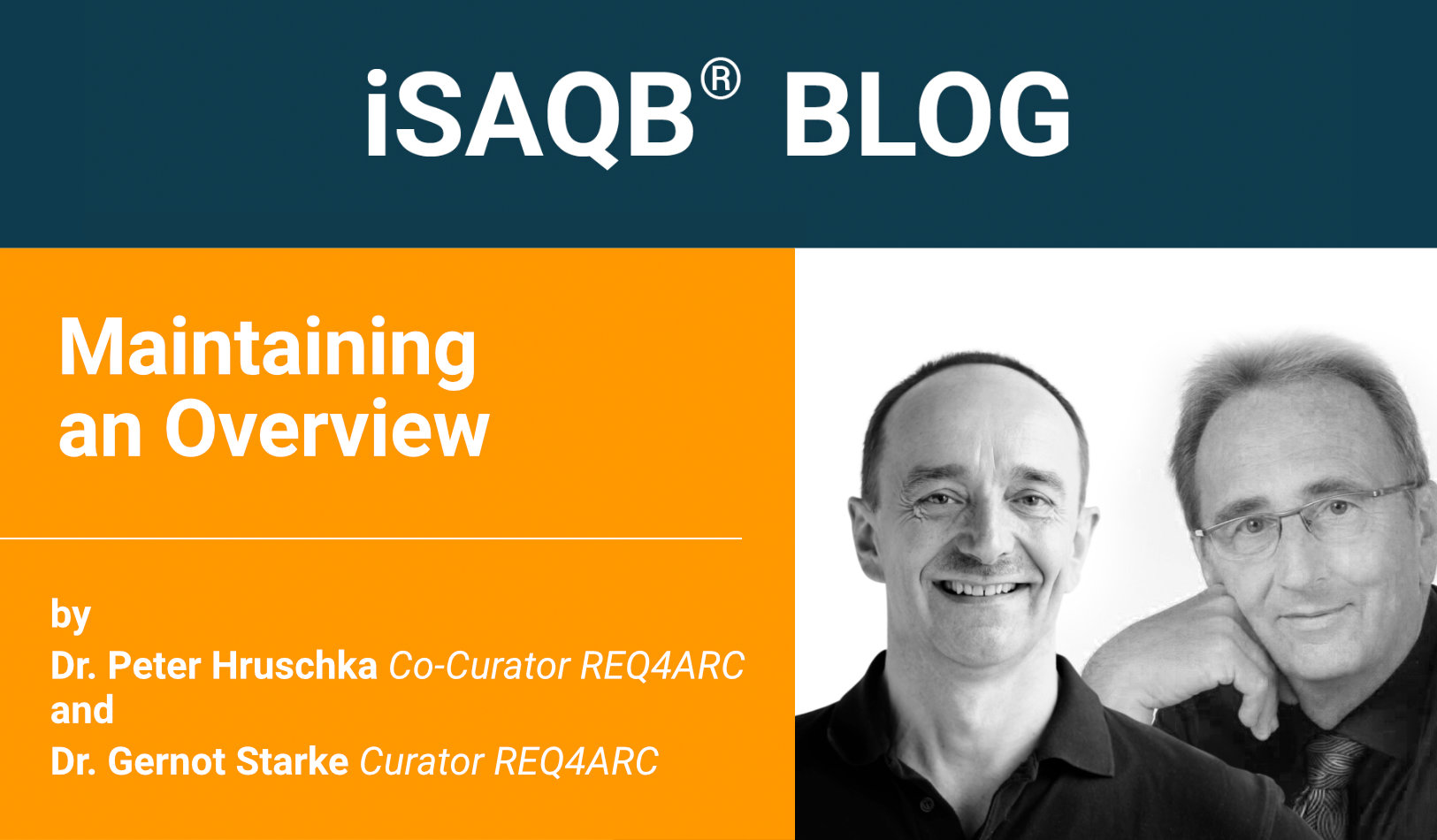 Maintaining an Overview – iSAQB® Blog – iSAQB – International Software ...